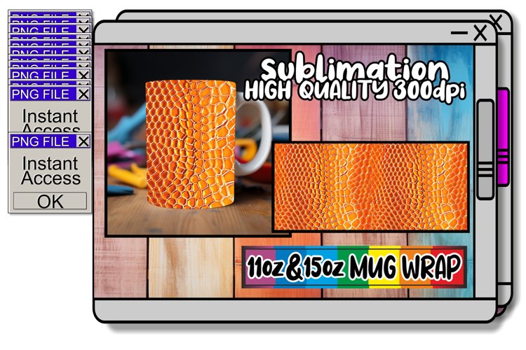 Polished Luxurious 3D Quilted Mug Design 11oz 15oz