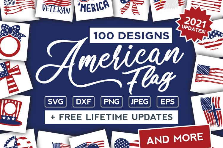 American Flag SVGs | Design Bundles
