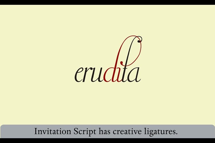 Invitation Script - Free Font of The Week | Font Bundles