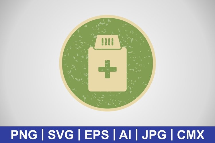 Vector Medicine Bottle Icon (1119910)