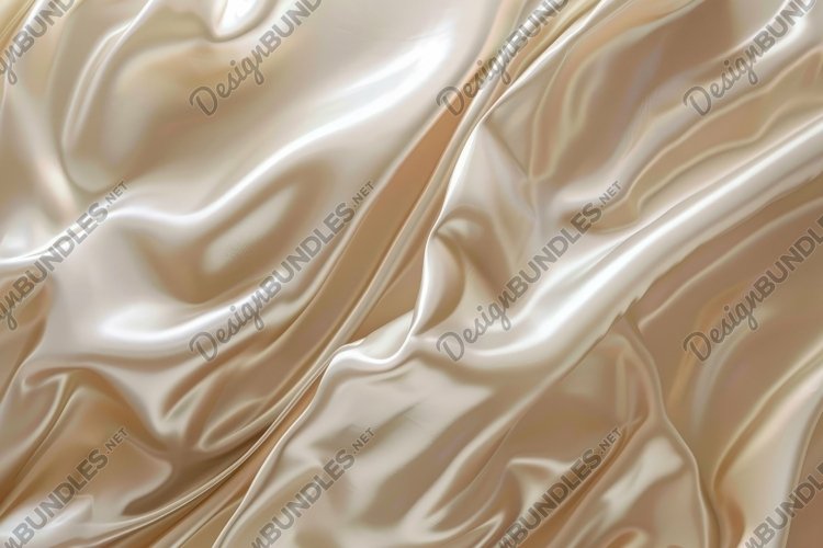 Elegant Cream Silk Fabric Background Wallpaper