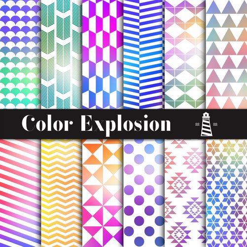 Color Explosion Patterns