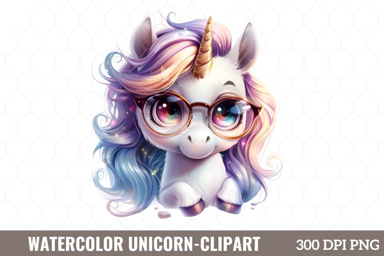 Watercolor Unicorn Clipart, Watercolor Clipart (3527724)