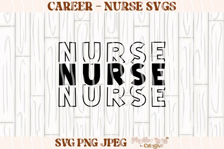 Nurse SVG, Nurse life SVG, Nurse Career SVG, RN (2100972) | Vectors ...