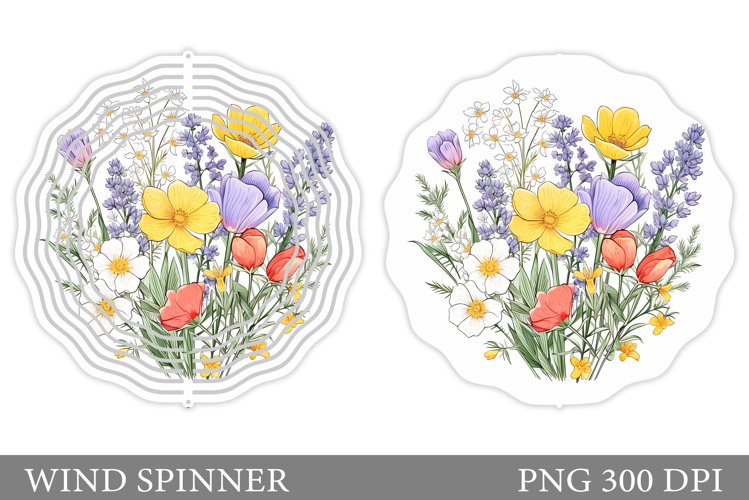 Flowers Wind Spinner Design. Wildflowers Wind (3492839)