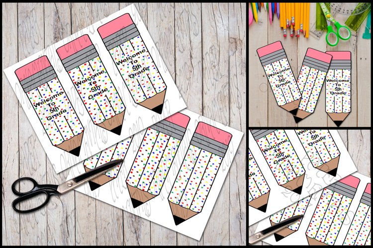Pudgy Pencils 5th Grade Pattern Printable Bookmark Set (302326 ...