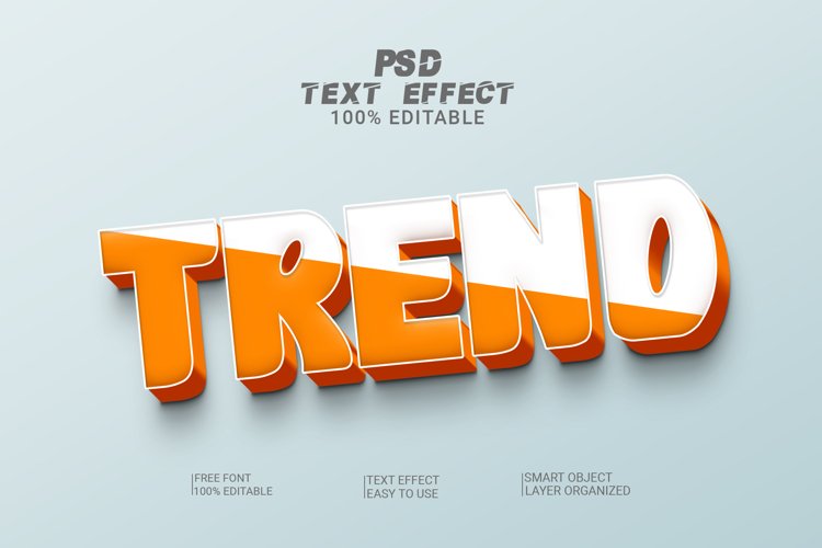 Trend 3d Editable Text Effect Style (2258336)