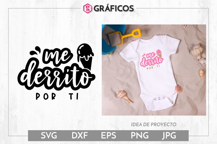 Me derrito por ti SVG - Frases Verano