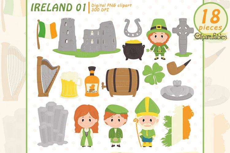 Irish Clipart | Design Bundles