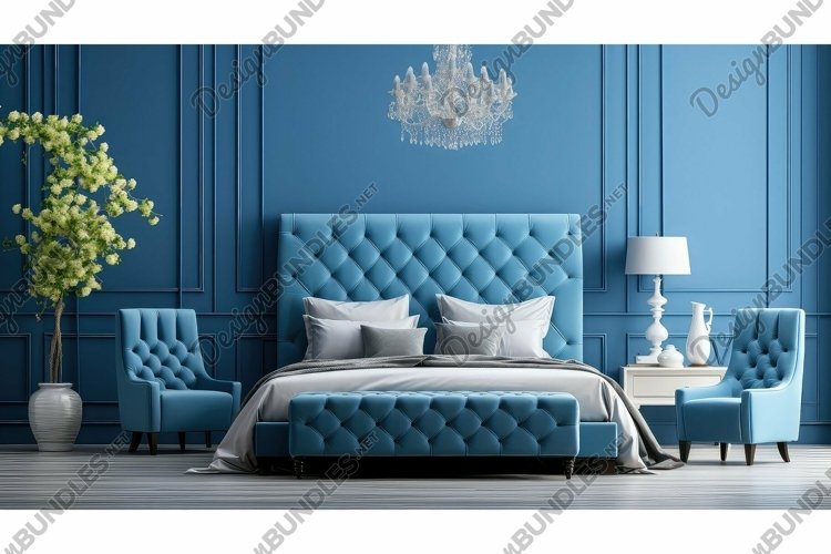 interior blue room background (4093806)