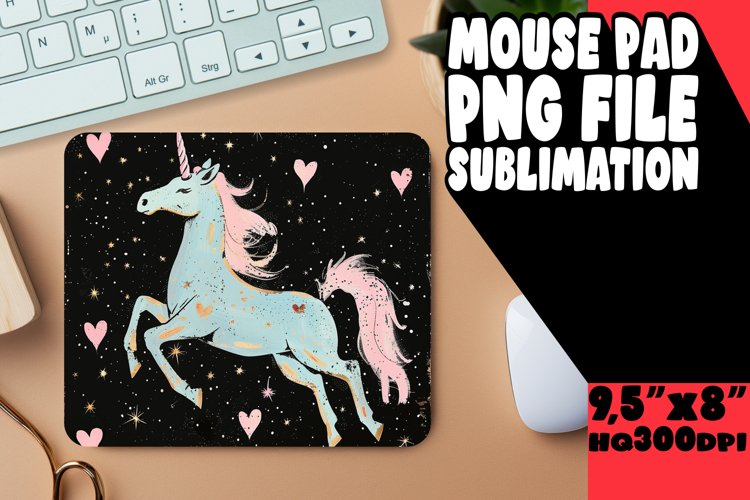 Merry Unicorn Wonderland Mouse Pad (3522149)