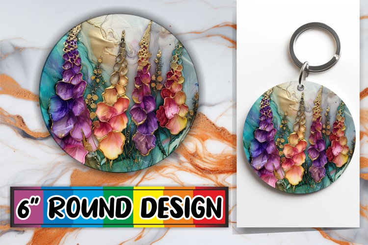 Elegant 3D Petal Sublimation Pendants (3529467)