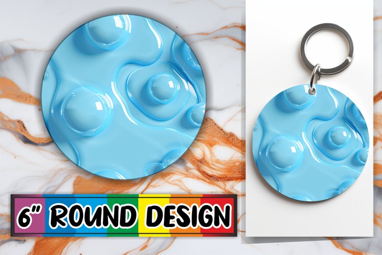 Whimsical Abstract Inflated Puff Sublimation (3401354)