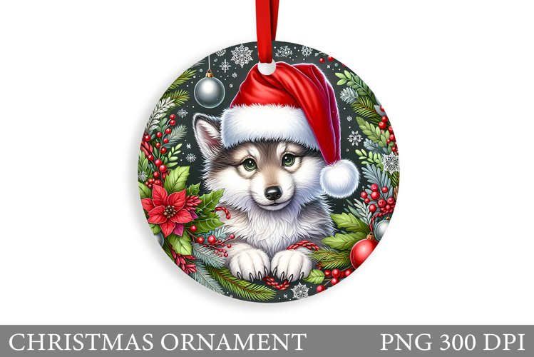 Wolf Christmas Ornament. Christmas Ornament (4703301)