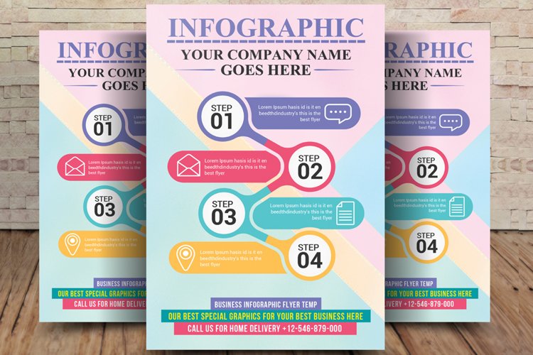 Multipurpose Infographic Flyer 479716 Flyers Design Bundles