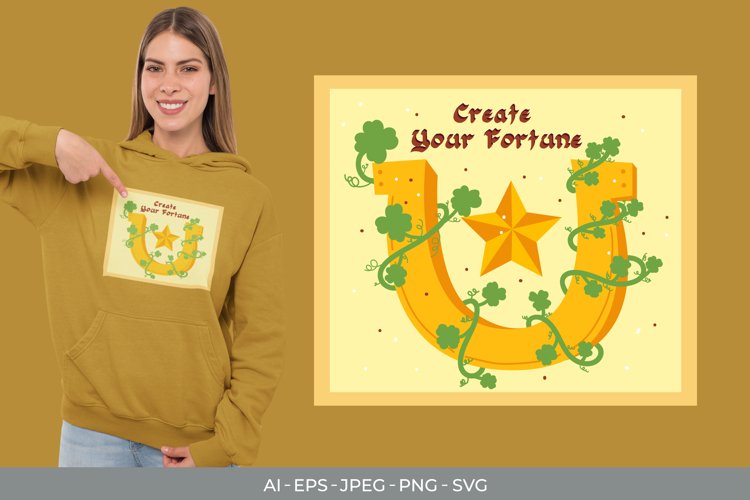 Create Your Fortune for T-Shirt Design
