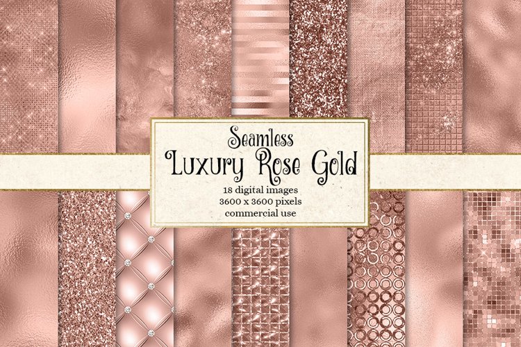 Luxury Rose Gold Textures (71906) | Textures | Design Bundles