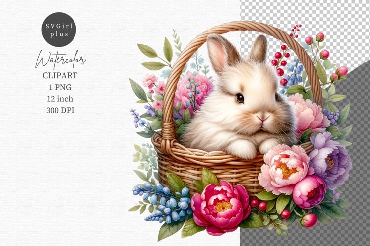 Easter clipart, Bunny clipart, Spring clipart (3128558)