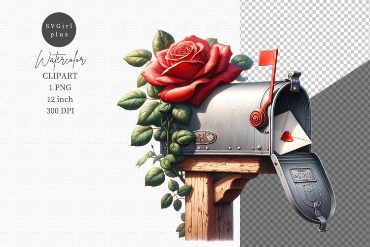 Valentines day, Mailbox with love letter (3149982)