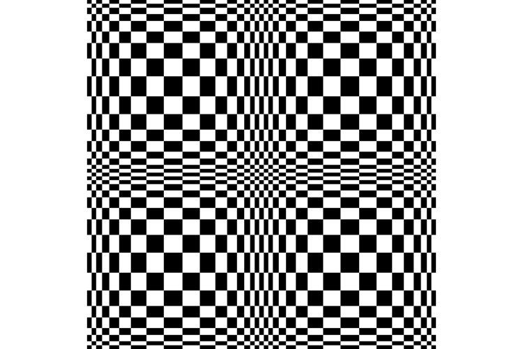 Optical Illusion. Vector 3d Art. Motion Effect.