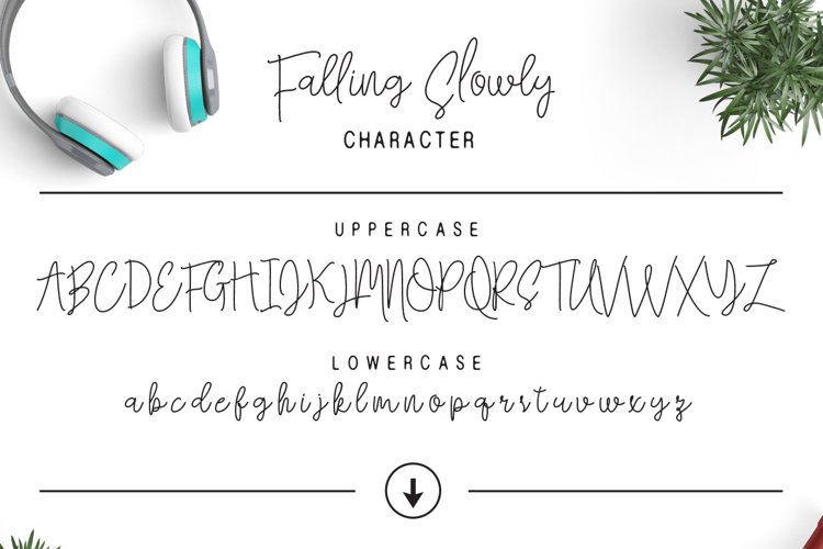 Falling Slowly - Free Font of The Week | Font Bundles