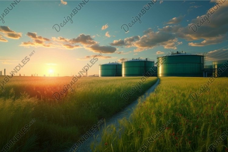 Bio fuel quality corn. Generate Ai (4358215)