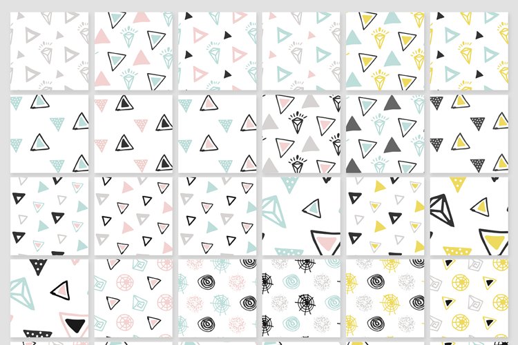 110 Hand-Drawn Geometric Patterns - Free Design of The Week | Design ...