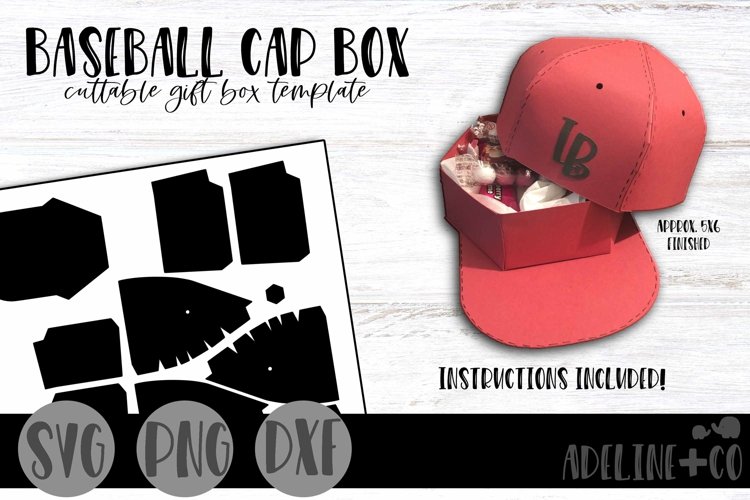Printable Paper Baseball Cap Box Template Printable Templates
