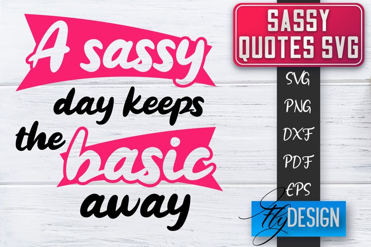 Sassy Quotes Design | Sassy SVG | Sarcastic Quotes (3214726)
