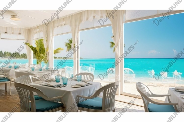 lively bright restaurant background (4095667)