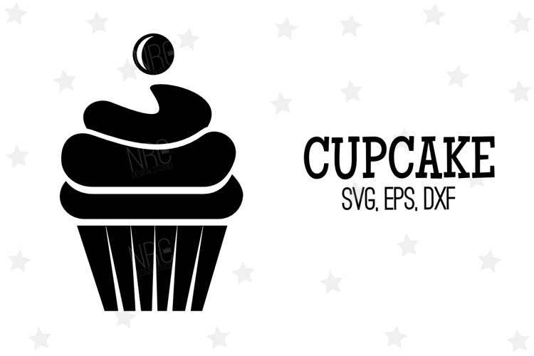 Cupcake SVG File, V1 (48051) | SVGs | Design Bundles