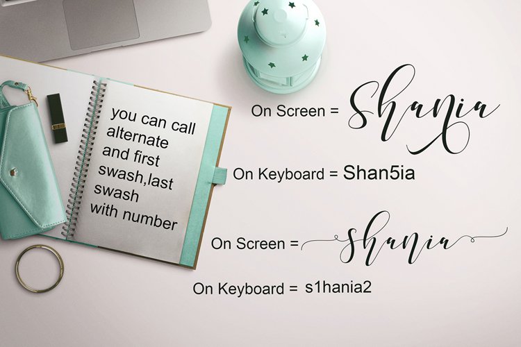 Shania Sweet Calligraphy Modern - Free Font of The Week | Font Bundles