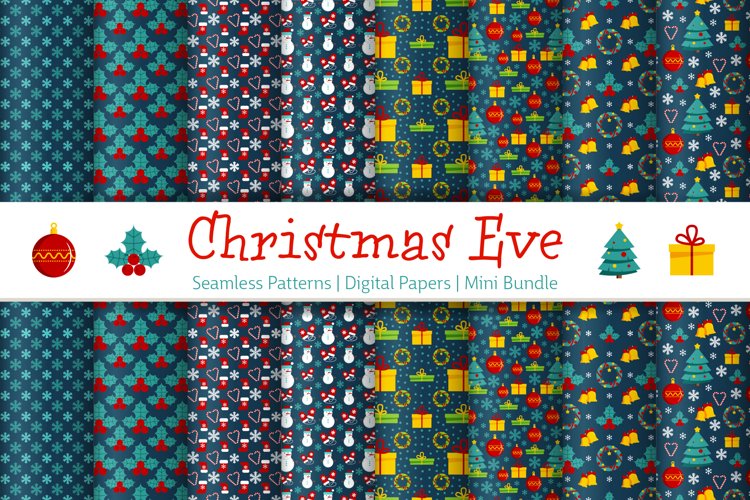 Christmas Eve | Seamless Pattern | Digital Paper (817390)