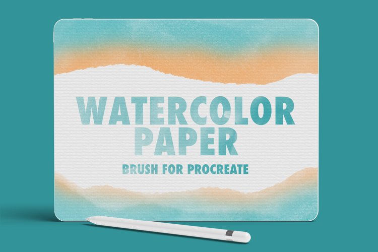 Watercolor Paper Procreate Brush