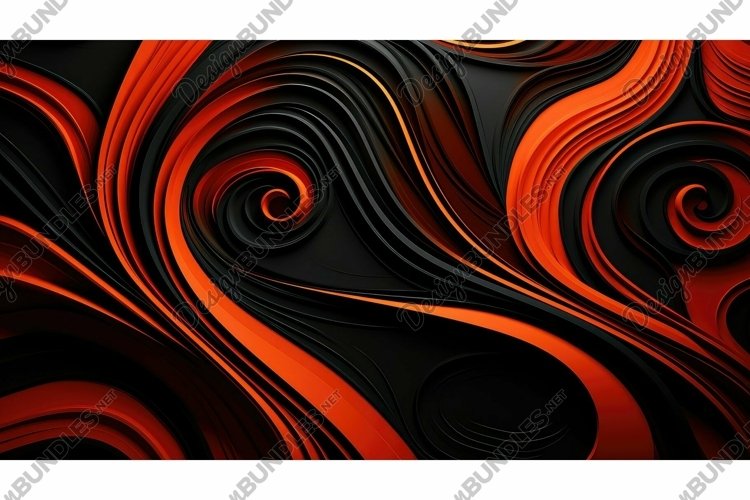 decorative curve ornament background (4071290)