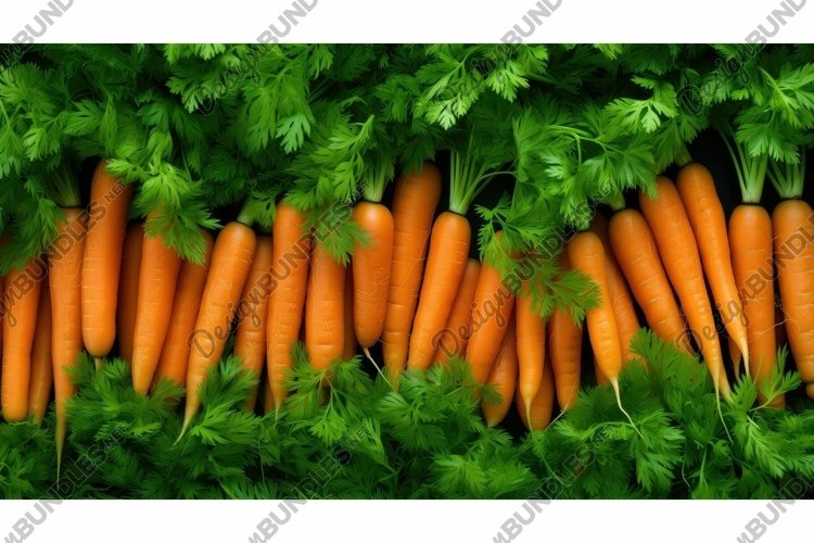 vibrant fresh carrot background