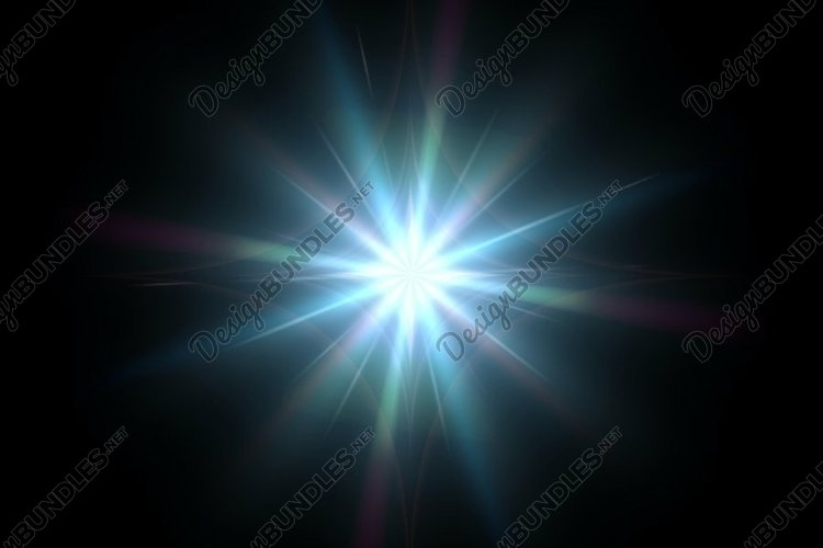 Colorful light glow - high resolution 100 (1741043)