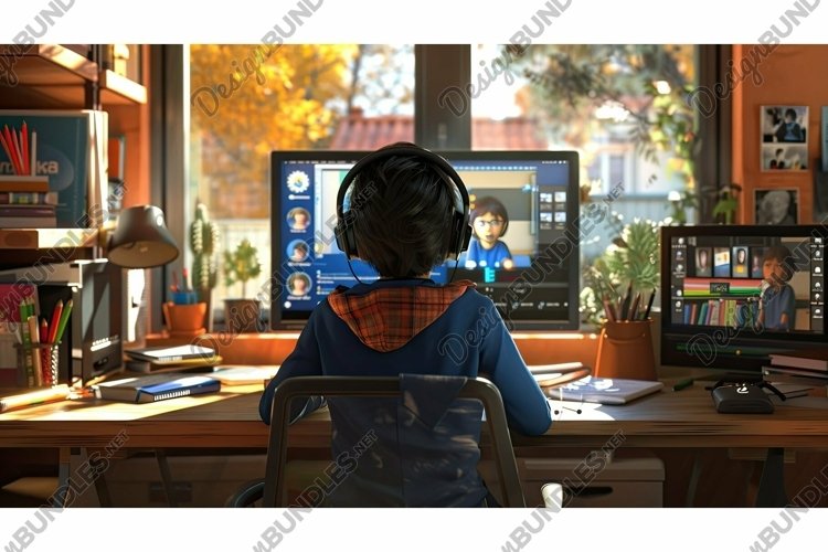 remote online schooling