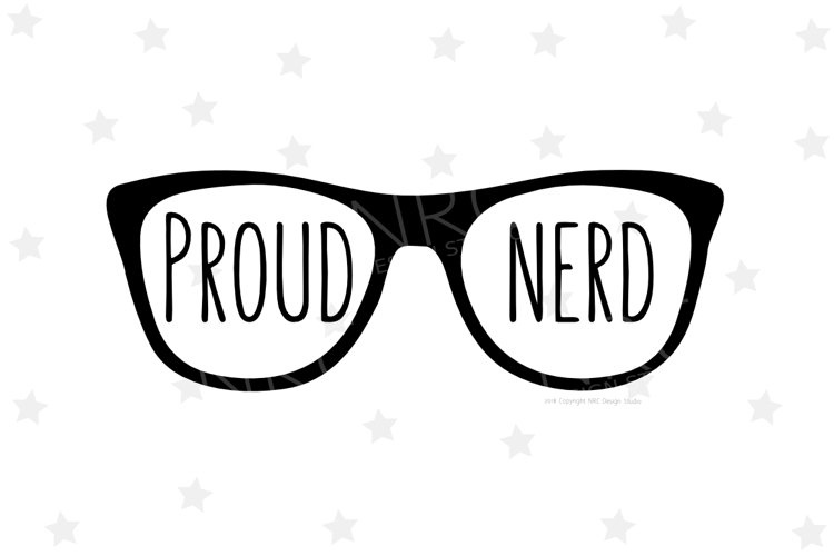 Proud Nerd SVG File