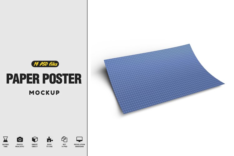 Paper Poster Mockup (35513)