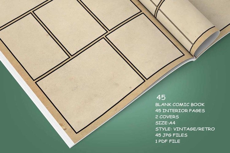 Free Customizable Templates download - Blank Comic Book Interior Pages ...