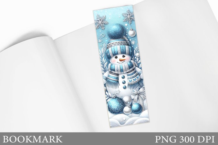 Snowman Bookmark Design. Winter Bookmark (4645854)