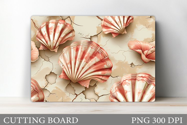 3D Seashell Cutting Board. Sea Cutting Board (3911295)