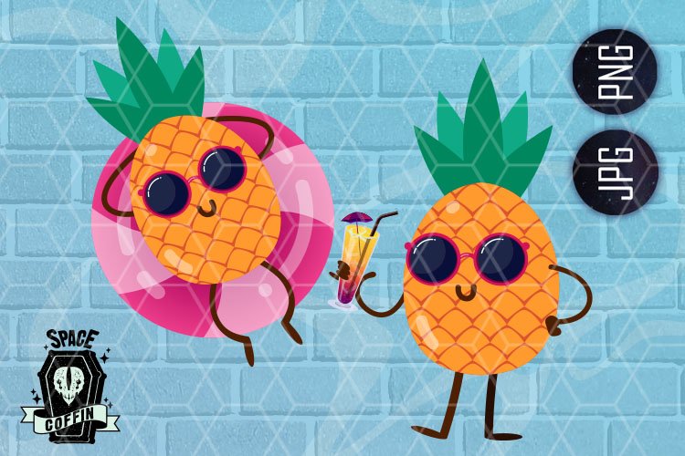 Pineapple Summer Vacation JPG PNG Clipart Pineapple, Fruit. (301995 ...