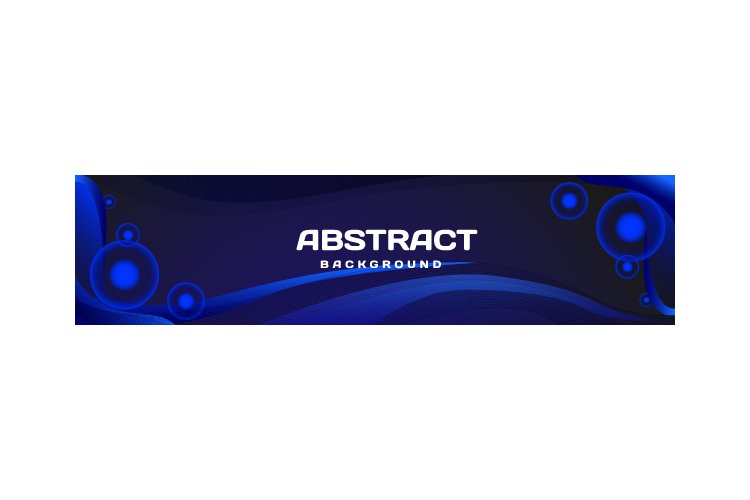 Abstract banner template design background