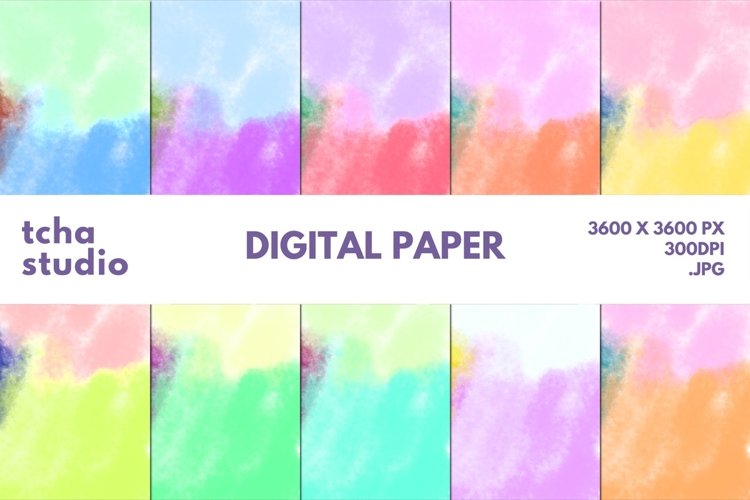 Abstract Colorful Digital Papers Background