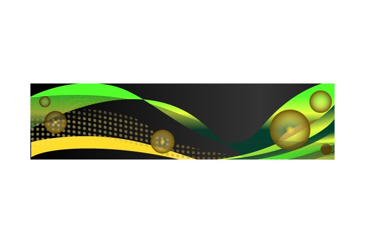 Abstract colorful wavy header design background Abstract colorful wavy header design background