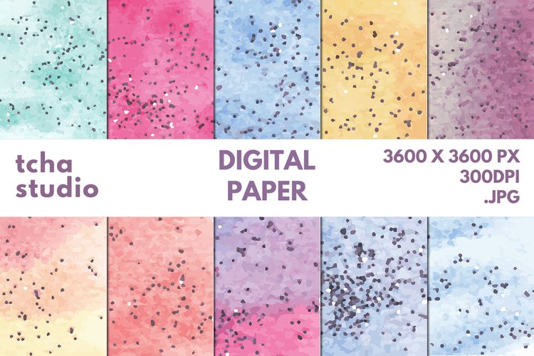 Abstract Glitter Digital Paper Background
