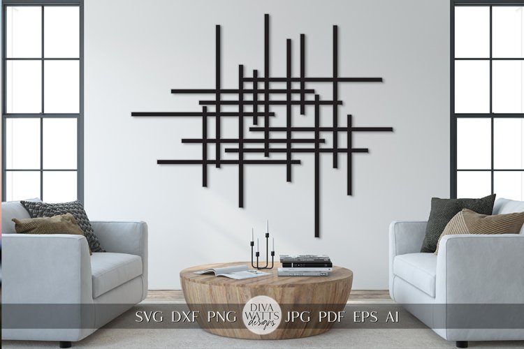 Modern Luxury Style Wall Art SVG Laser Wall Art SVG