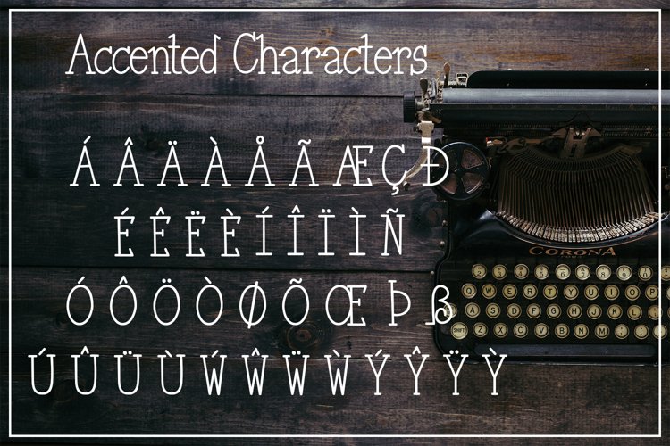 Retro Type Writer - A Classic Multi-lingual Typewriter Font - Free Font ...